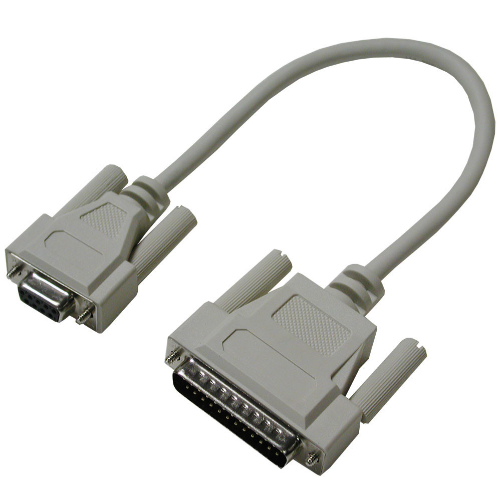 Cable DB-9 Female to DB-25 Male 12in. (RS-530 cable) - Sealevel Systems ...