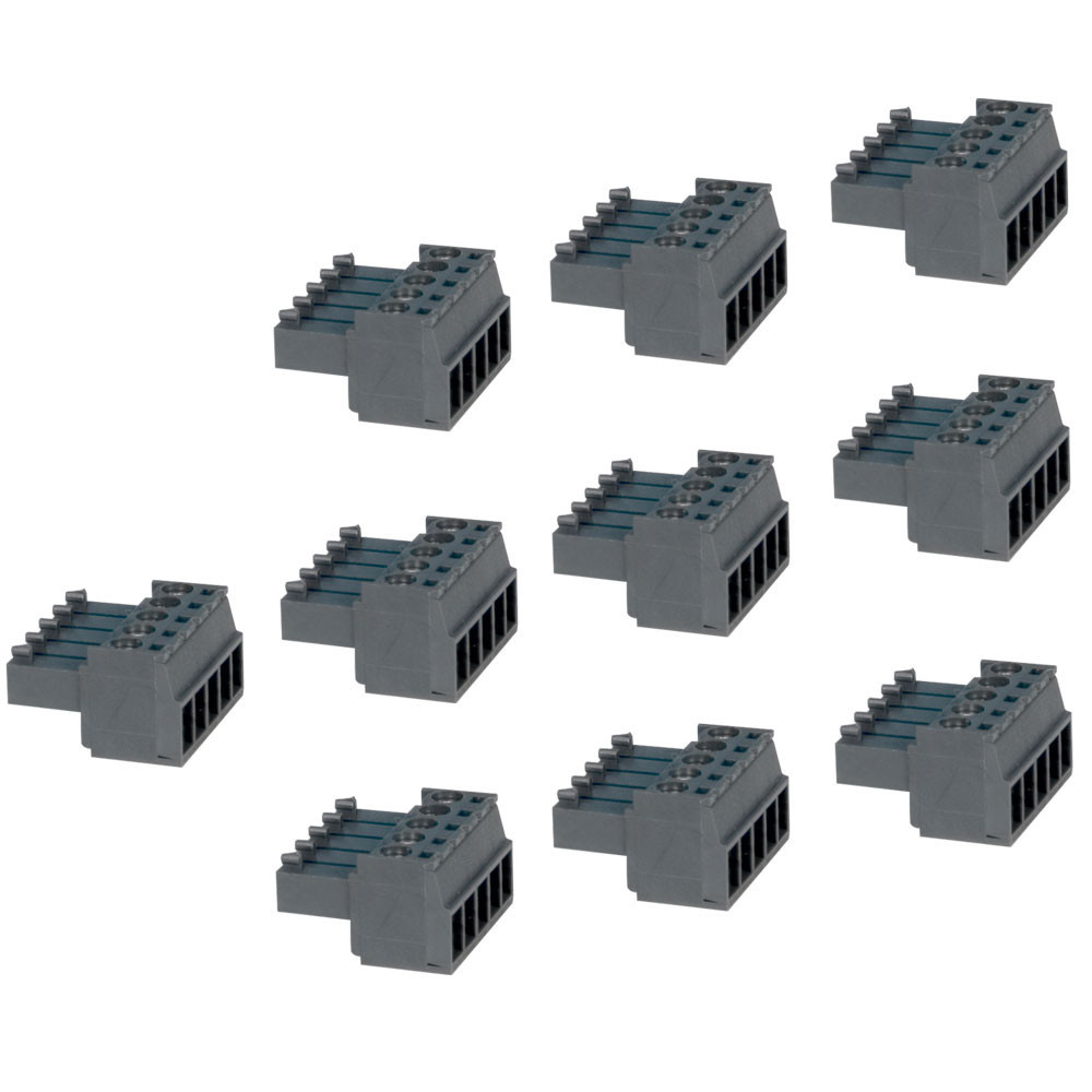 Terminal Blocks - 5 Position Screw Terminal (10 Pack) - Sealevel ...