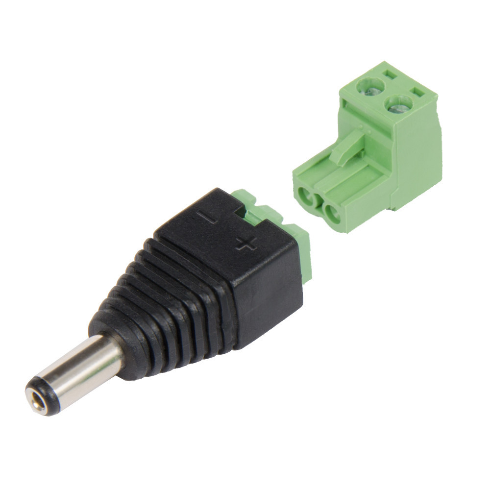 2.1mm Male Barrel Plug to Terminal Block - Sealevel Systems, Inc