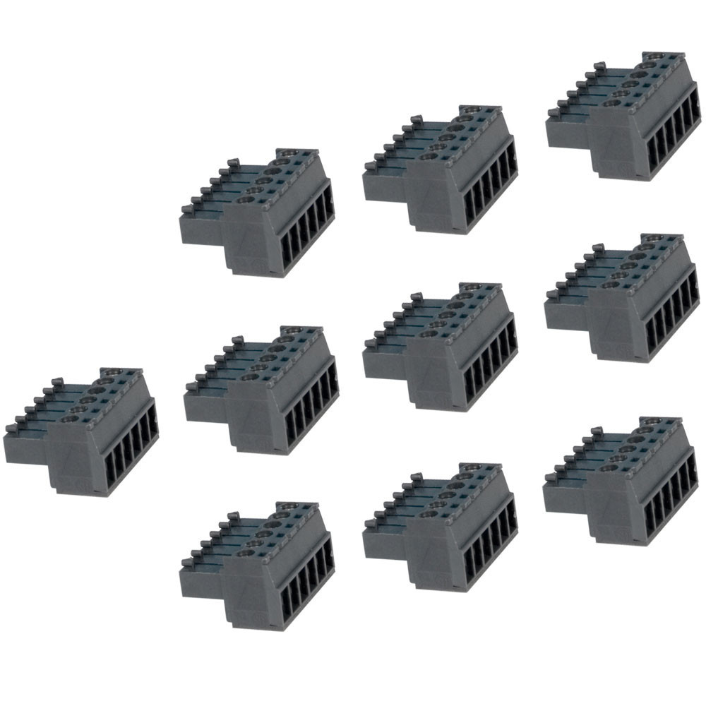 Terminal Blocks - 6 Position Screw Terminal (10 Pack) - Sealevel ...