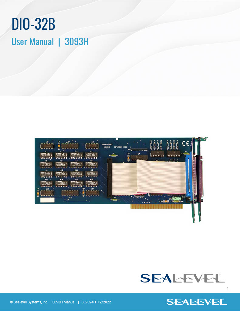 Manual: 3093H - Sealevel Systems, Inc