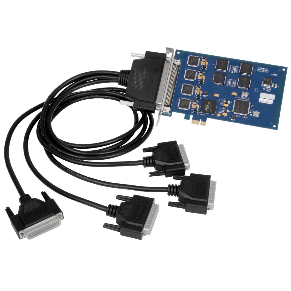 PCI Express Synchronous Serial Interface with Four Individually ...