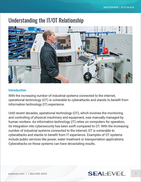 Understanding the IT/OT Relationship - Sealevel Systems, Inc