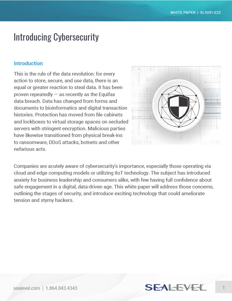 White Paper: Introducing Cybersecurity - Sealevel Systems, Inc