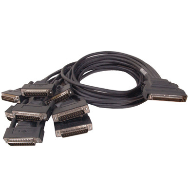 Cable HD68 to (8) DB25 Male 3 ft. - Sealevel Systems, Inc