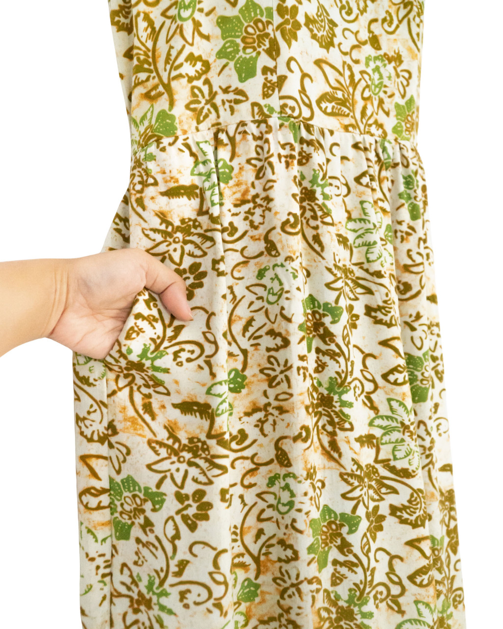 Gather Hem Dress - Sunny Sheen Lily