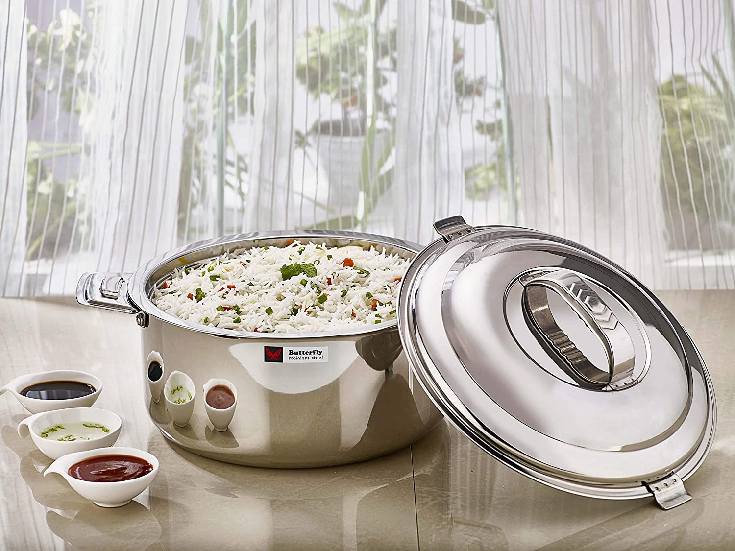 Butterfly Stainless Steel Hot Box Elite Series - 3500ML Capacity