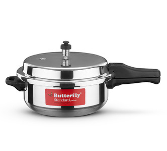Butterfly Aluminium Indian Pressure Cooker Rice Cooker - 12L Capacity