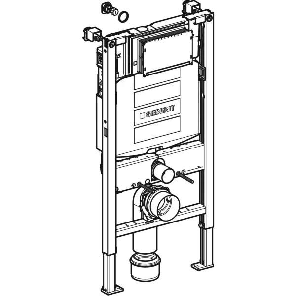Geberit Duofix WC Frame 98cm With Sigma 12cm Cistern - 111.911.00.5
