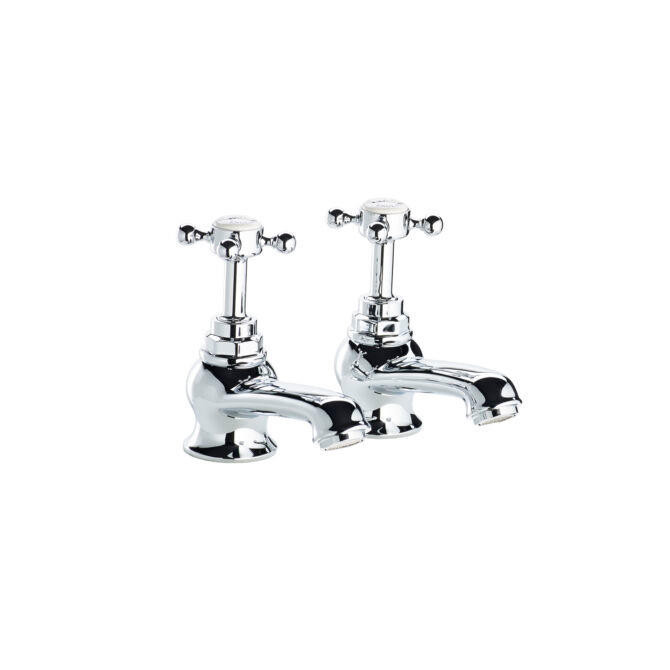 Swadling Invincible Pair Of Bath Taps, Crosshead - 7970CP