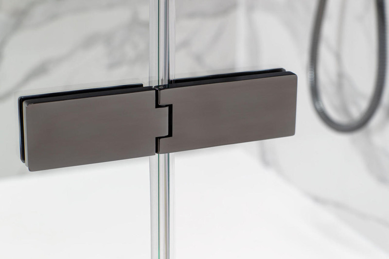 Matki Eauzone Plus Hinged Door With Hinge Panel For Corner 800mm - EPHC800