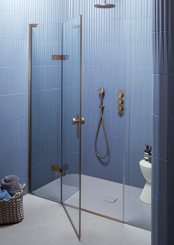 Matki Eauzone Plus Hinged Door With Hinge Panel & Inline For Recess ...