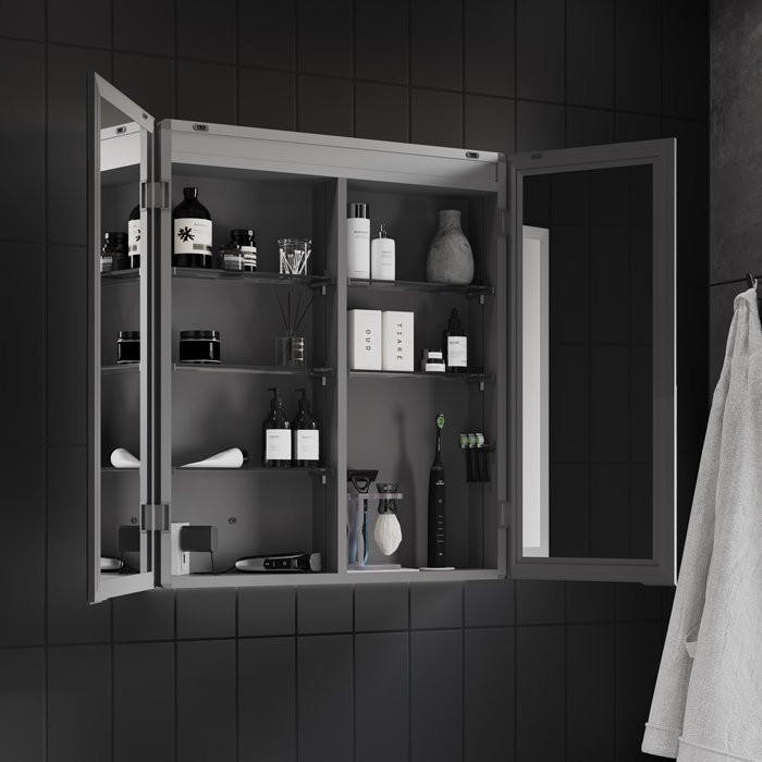 HIB Bathroom Isoe 50 Mirror Cabinet- 54300