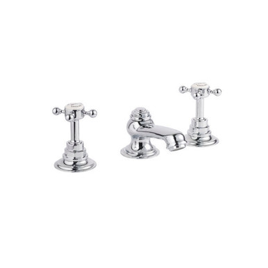 Swadling Invincible Deck Mounted Basin Mixer, Crosshead - 7720CP