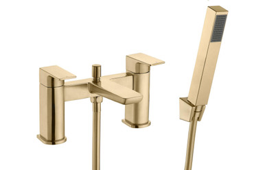 Batu Bath Shower Mixer - Brushed Brass - JTWO105810 Junction 2