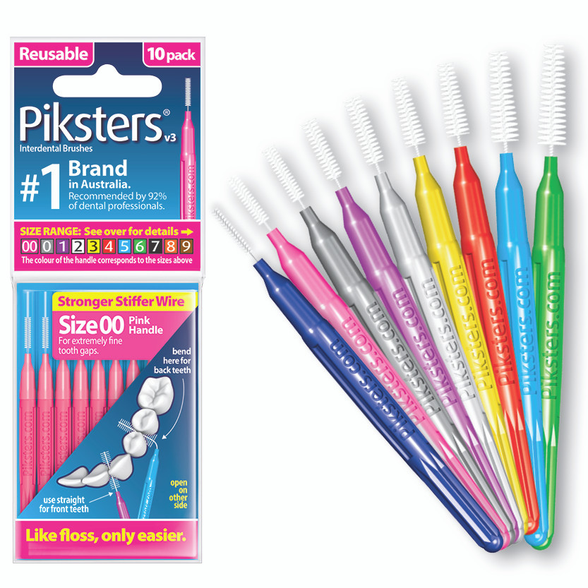 Piksters Interdental Brushes - Variety 9 pack - Erskine Dental ...