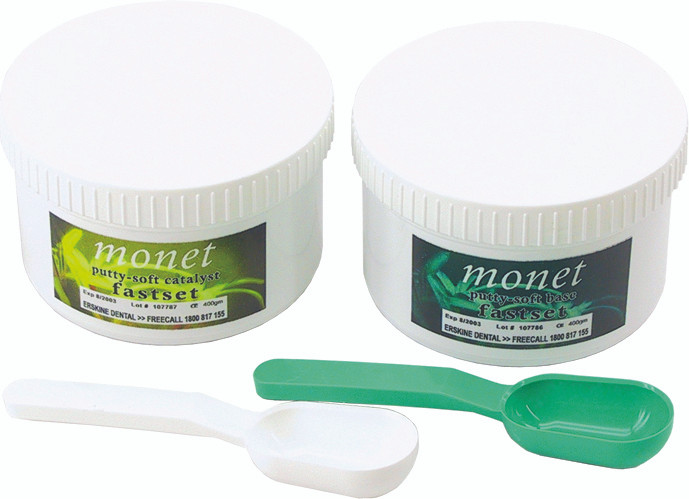 Monet Putty Catalyst Base 2x400g | Erskine Dental