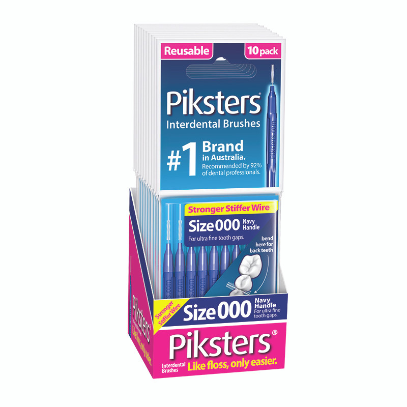 Piksters Interdental Brushes - 10 pack - Erskine Dental - Suppliers of ...