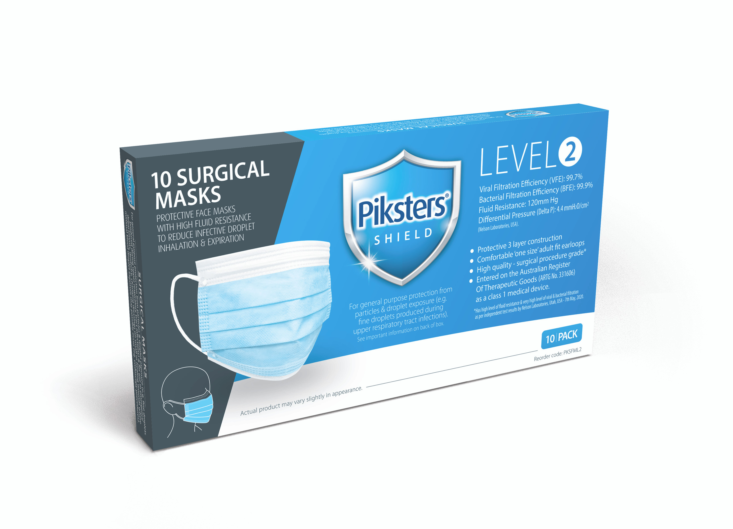 Face Masks 10 Pack | Erskine Dental