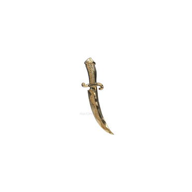 18k Y Curved Dagger End threadless) Right - Westcoast Piercing