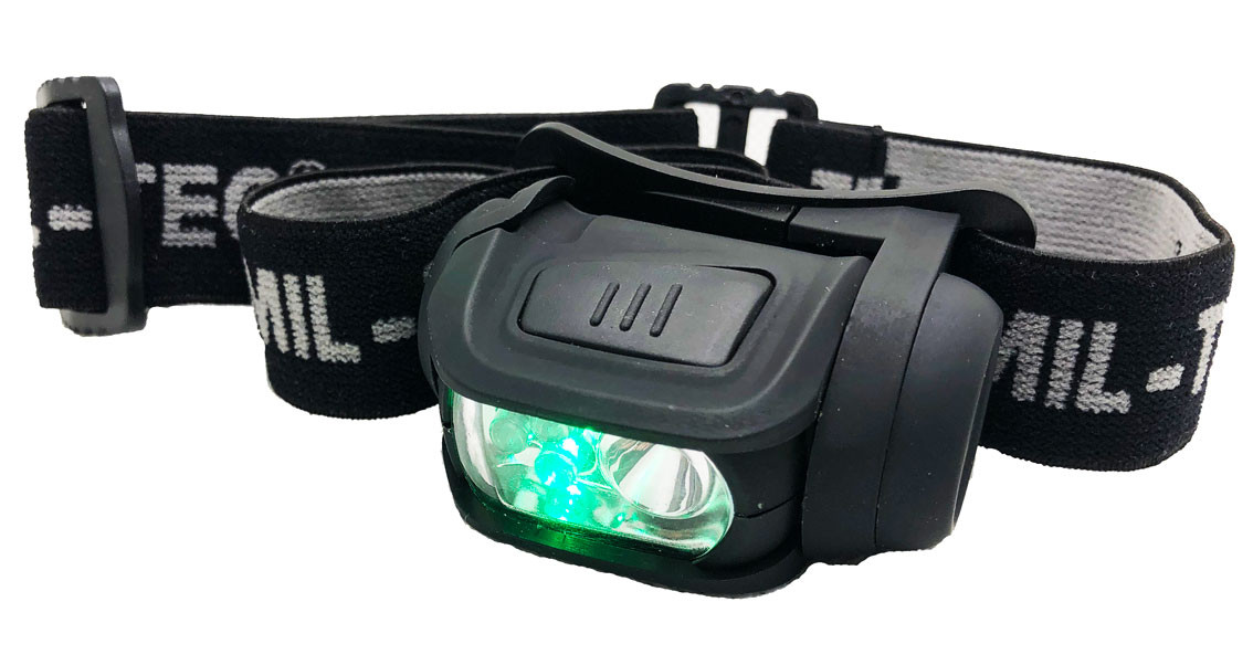 4 Colour LED Headlamp