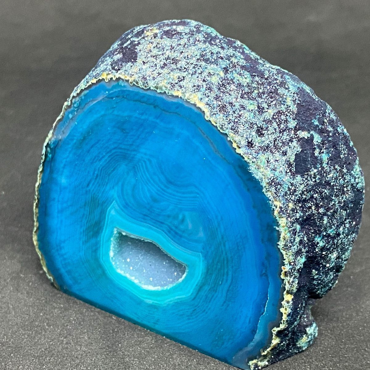 Agate Base Cut Geode Crystal Unique Shape Healing Crystal Gift & Decor ...