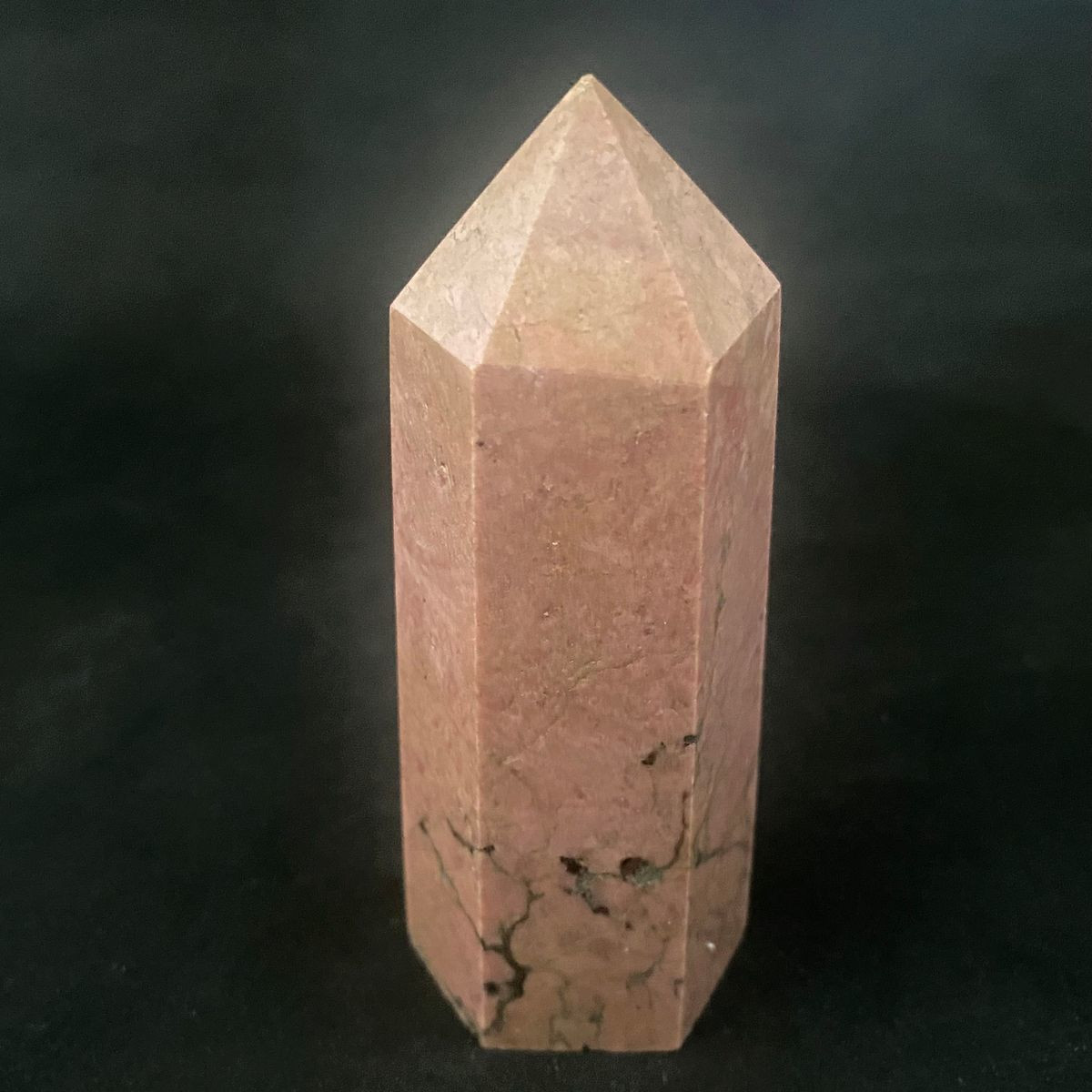 Rhodonite Crystal Point-1.3 - Holy Trinity Mind Body Soul