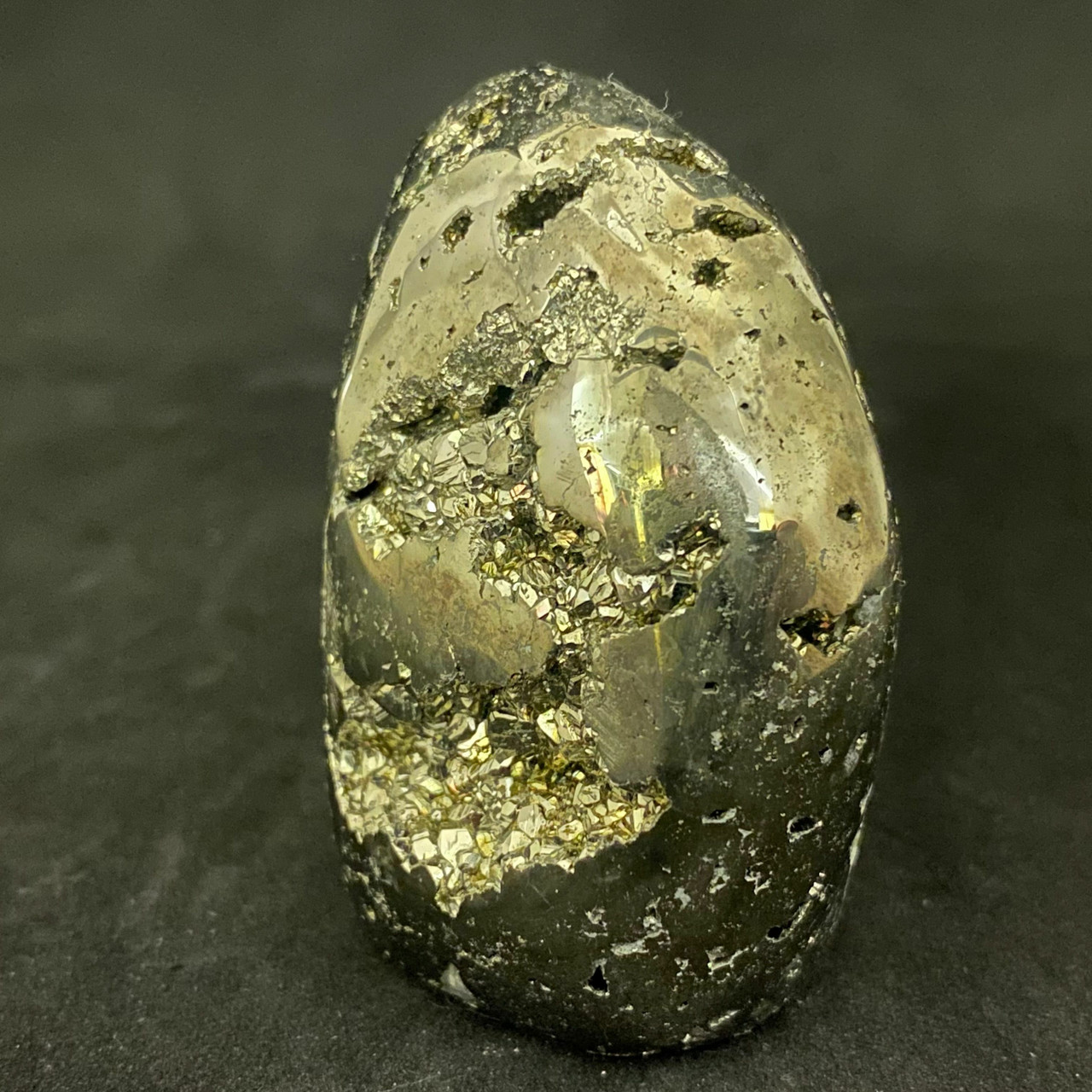 Pyrite Free Form Base Cut-1.3 - Holy Trinity Mind Body Soul