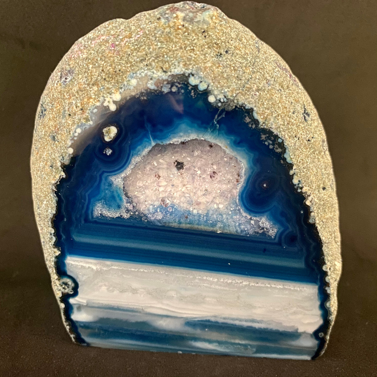 Agate Base Cut Geodes-50.68 - Powerful Healing Crystals | A Grade Crystals