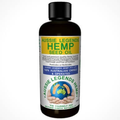 Aussie Legend Premium Hemp Seed Oil 200ml