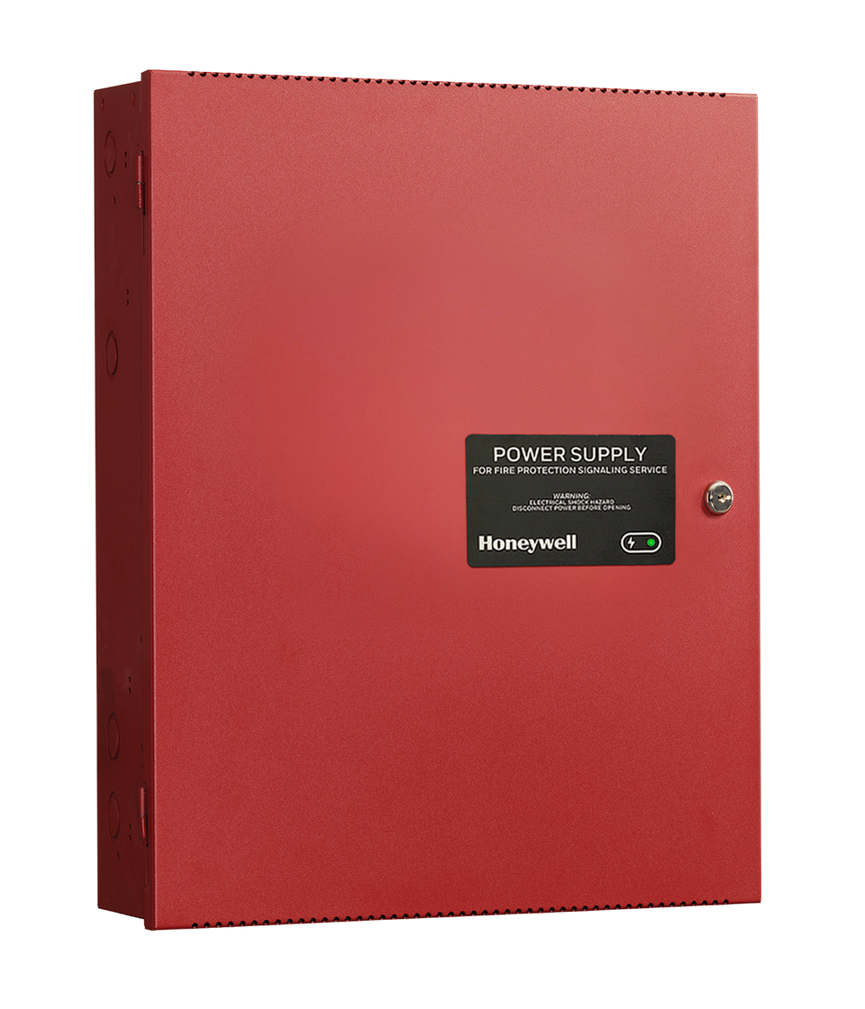 Fire-lite HPF-PS-6 Remote Power Supply, Red Cabinet, 6A, 5 Output