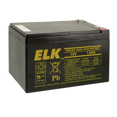 Elk Products ELK-12120 Sealed Lead Acid Battery for Access, Fire ...
