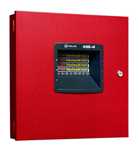 Fire-Lite MS-4 Four-Zone Conventional Fire Alarm Control Panel