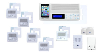5-Room Retrofit Music/Intercom Master 5-Rm 1-Patio 1-Door Wh - The ...