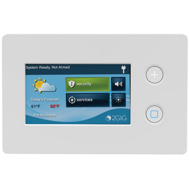 2GIG 2GIG-TS2-E TS2 Wireless Touchscreen Keypad
