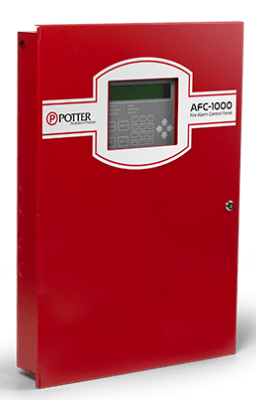 Potter AFC-1000 Analog/Addressable Releasing Fire Alarm Control Panel ...