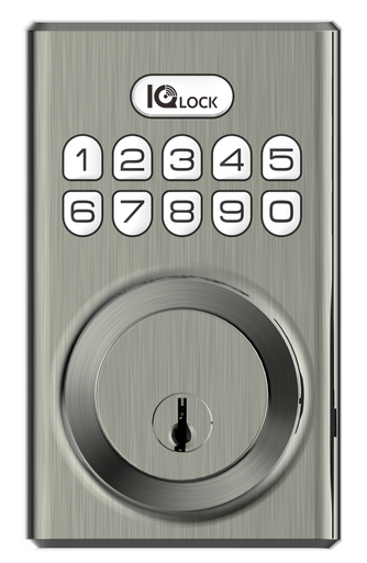 Qolsys IQDLK-PGK-SN PowerG Door Lock, Satin Nickel