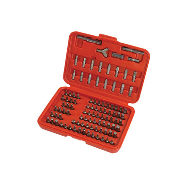 100 Pc Tamper and Standard Bit Set Plastic Case - The Systems Depot Inc ...