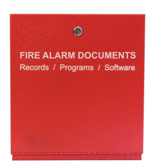 Space Age Electronics SSU00672 Fire Alarm Documents Box, Red, 12" Wide ...
