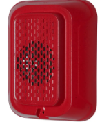 System Sensor HRL-LF L-Series Low Frequency Wall Sounder, Red, Plain