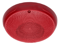 System Sensor SPCRL L-Series Speaker, Red, Ceiling-Mountable, High Fidelity
