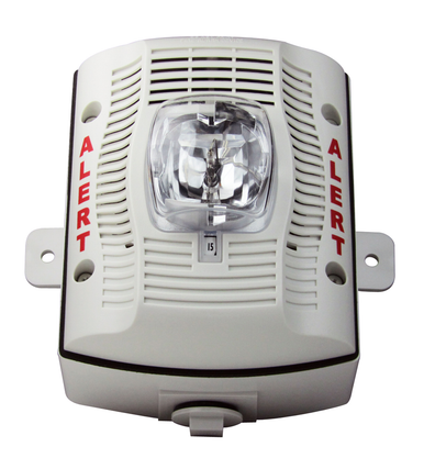 System Sensor SPSWK-CLR-ALERT Outdoor Speaker Strobe, White, Standard ...