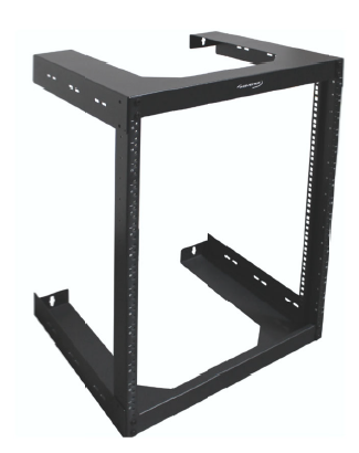 30U Open Frame Wall Mount Rack #12-24 Thread Bk - The Systems Depot Inc ...