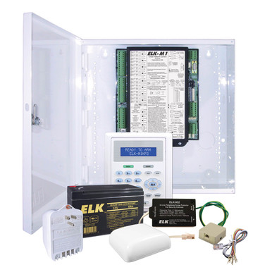 Elk Products ELK-M1GSYS4S M1 Gold Kit with Enclosure and M1KP2 Keypad