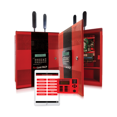 Napco FireLink FLX2-32 32-Zone Fire Alarm Control Panel, Dual SIM ...