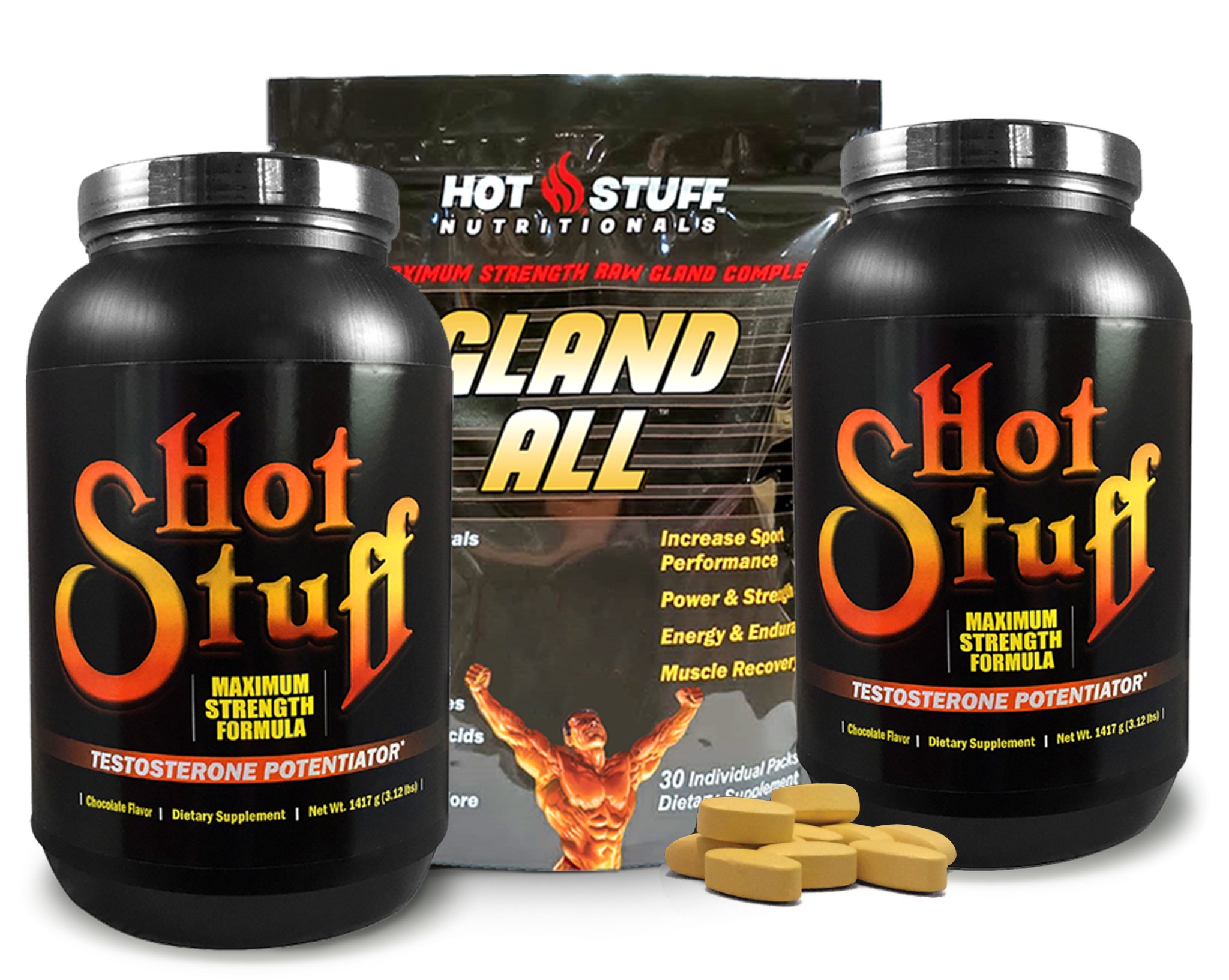 2 Hot Stuff Chocolate Flavor +1 Gland All + Free Shipping (Expected ...