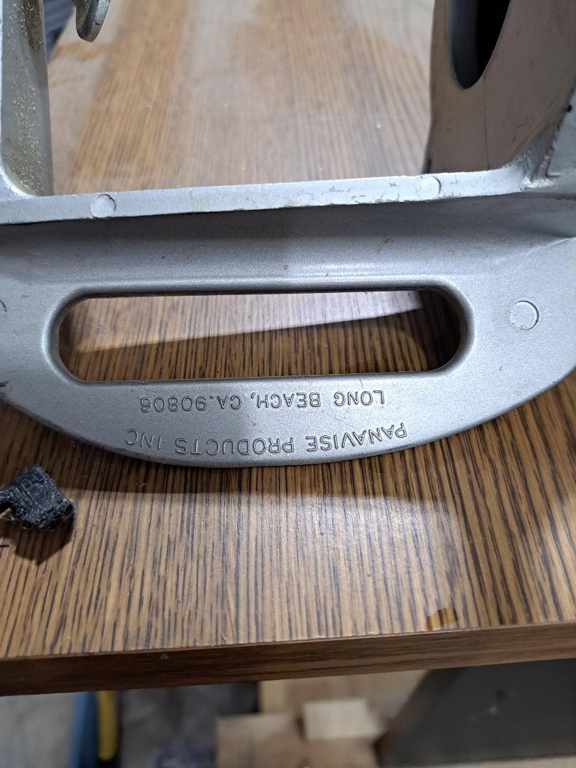 Vintage pana-vise with model 311 bench clamp mount. (chipped jaw ...