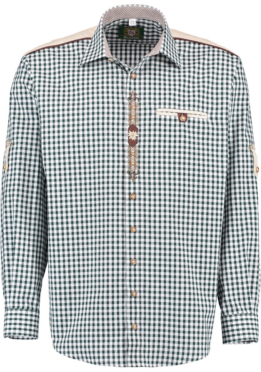 Traditional Mens Bavarian Trachten Shirts
