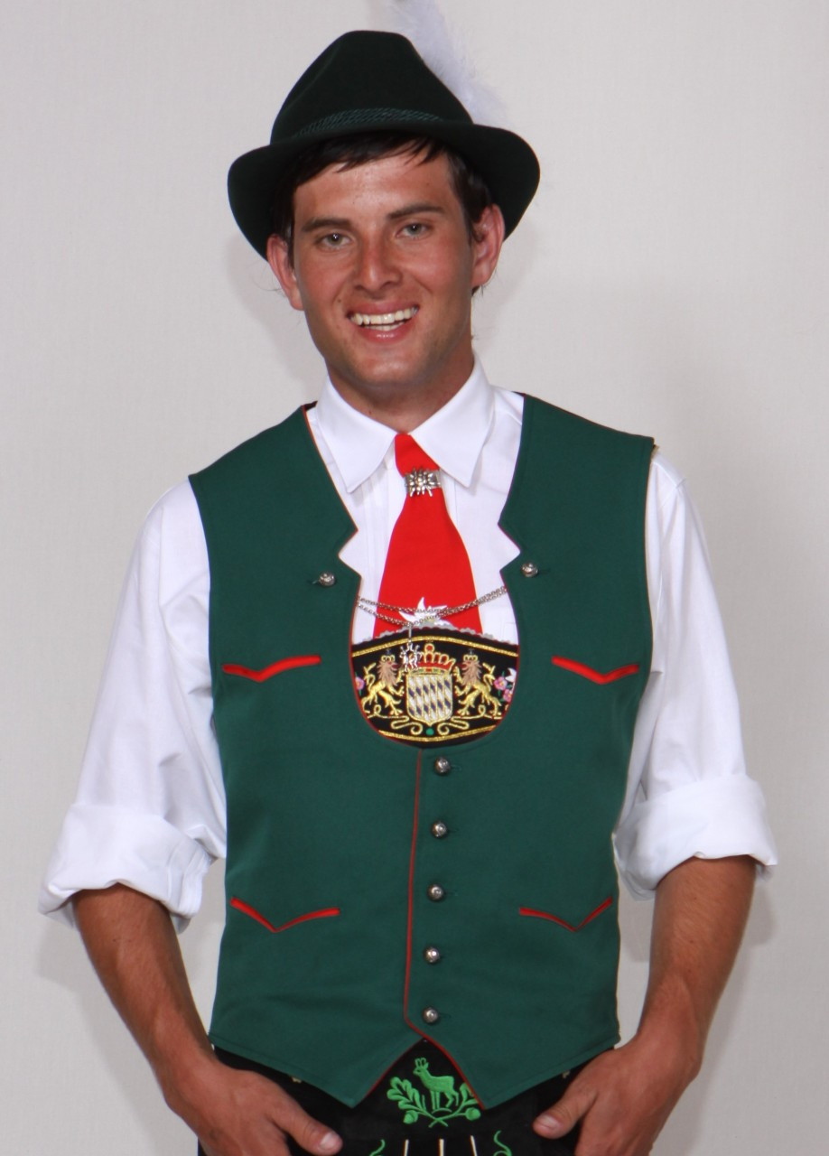 Green Trachten Vest | Men's Trachten Vests - German Import Haus