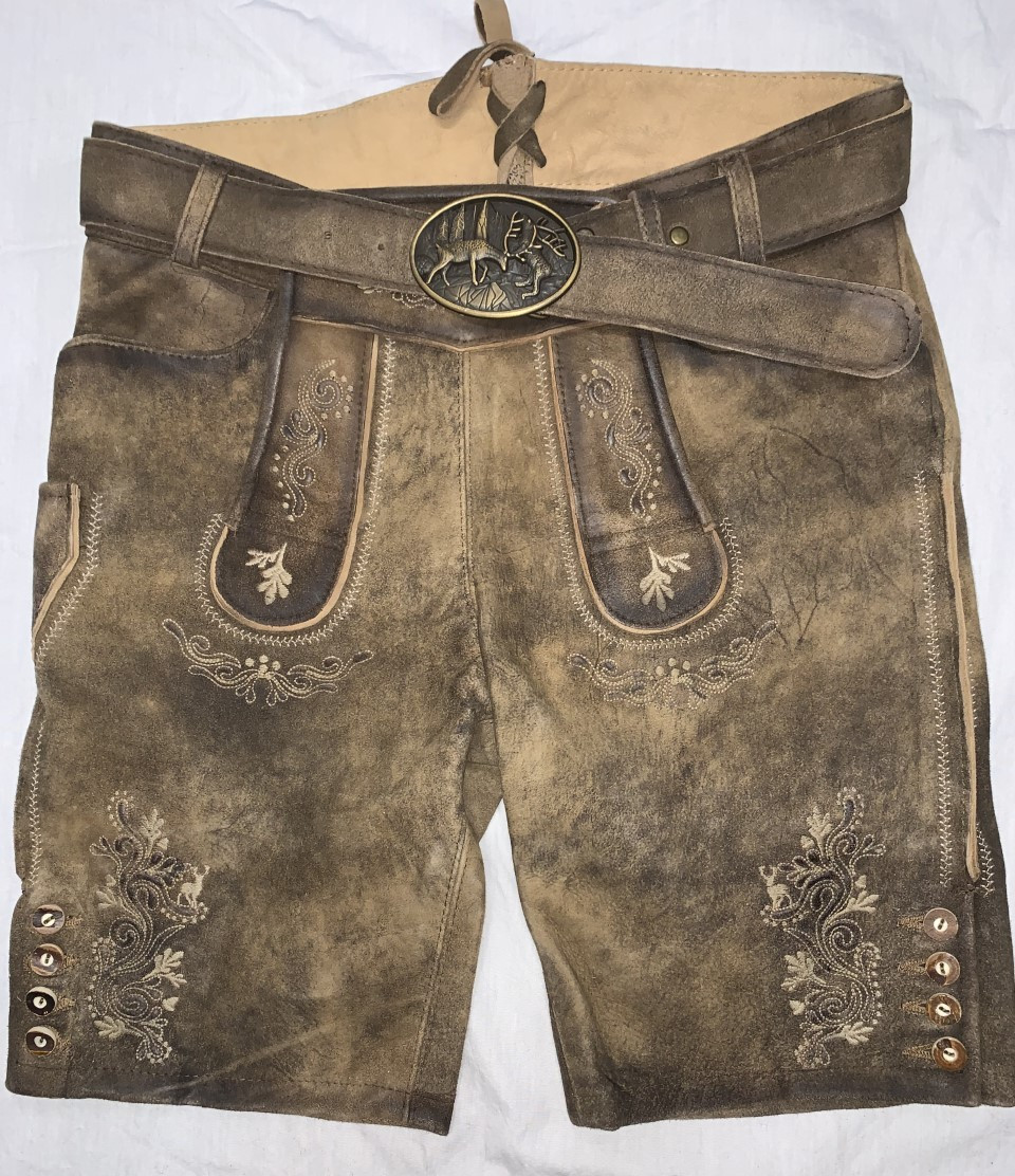 Traditional German Bavarian Lederhosen Costume